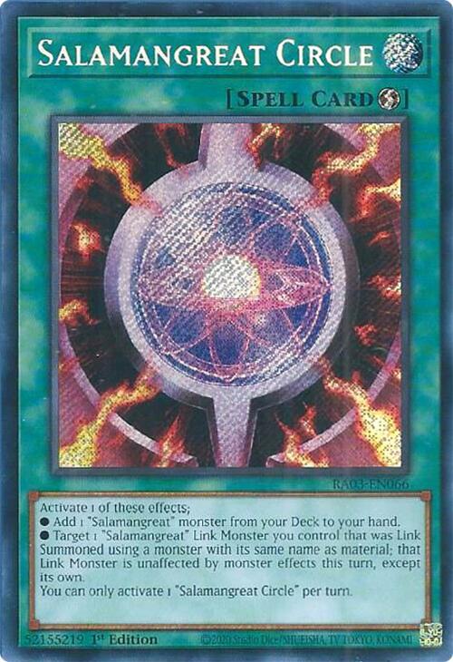 Salamangreat Circle Quarter Century Bonanza | Yu-Gi-Oh! | CardTrader
