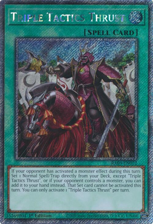 Triple Tactics Thrust Quarter Century Bonanza | Yu-Gi-Oh! | CardTrader