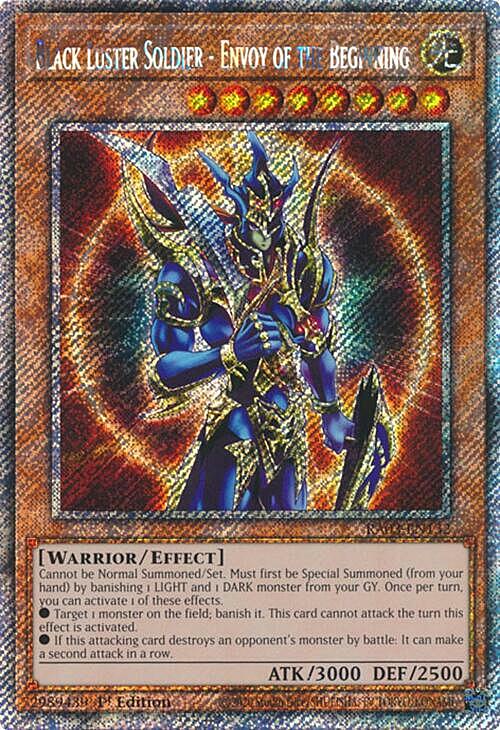 Yugioh Black Luster Soldier Envoy Of The Beginning Deck