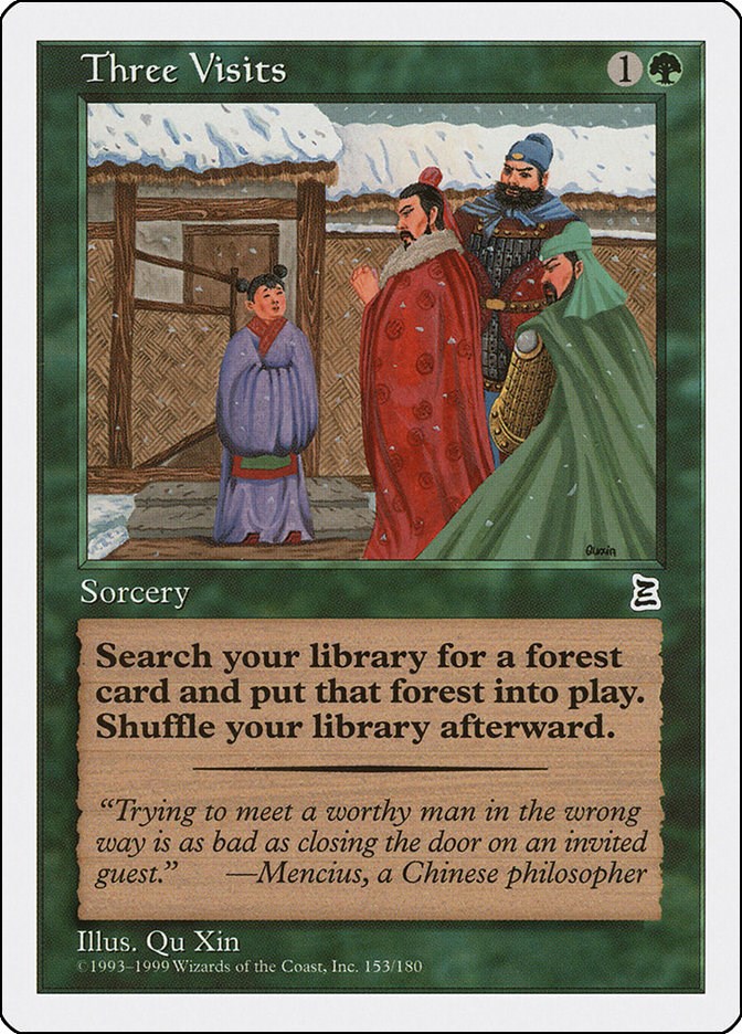 Three Visits Portal Three Kingdoms | Magic | CardTrader