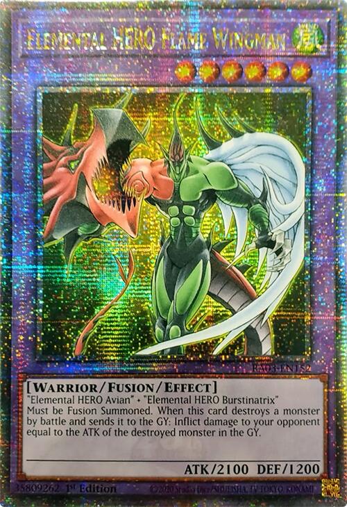 Elemental HERO Flame Wingman Quarter Century Bonanza | Yu-Gi-Oh ...