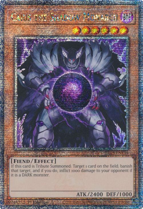 Caius the Shadow Monarch Quarter Century Bonanza | Yu-Gi-Oh! | CardTrader