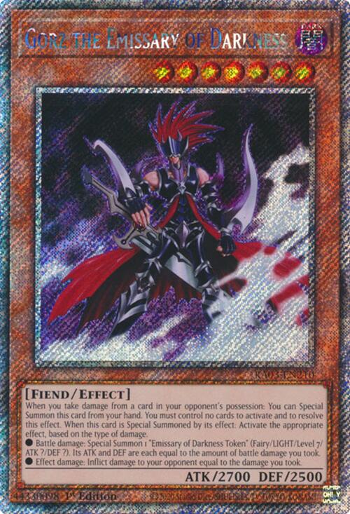 Gorz the Emissary of Darkness Quarter Century Bonanza | Yu-Gi-Oh ...