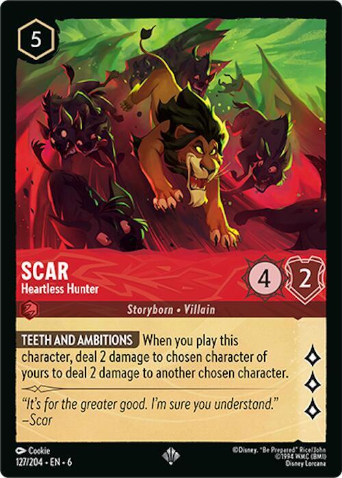 Scar - Heartless Hunter Azurite Sea | Lorcana | CardTrader