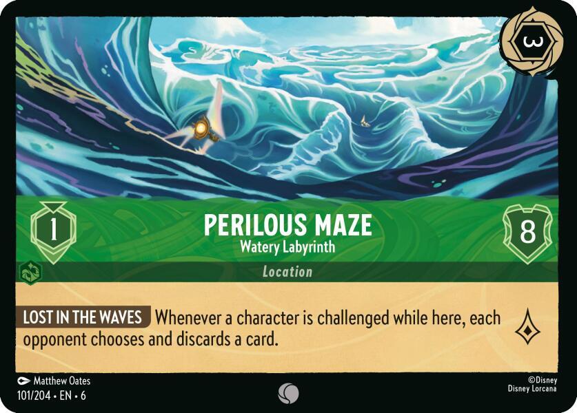 Perilous Maze - Watery Labyrinth Azurite Sea | Lorcana | CardTrader