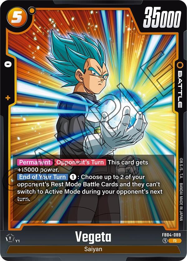 Vegeta Fusion World: Ultra Limit | Dragon Ball Super | CardTrader