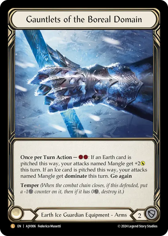 Gauntlets of the Boreal Domain Armory Deck Origins: Jarl Vetreiđi ...