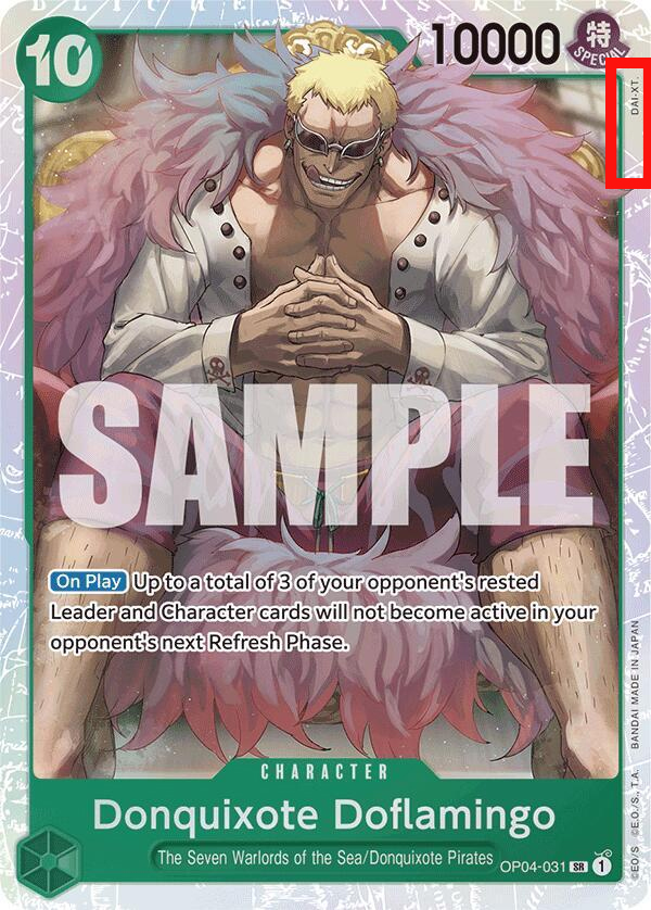 Donquixote Doflamingo PRB-01: The Best - Premium Booster | One Piece ...