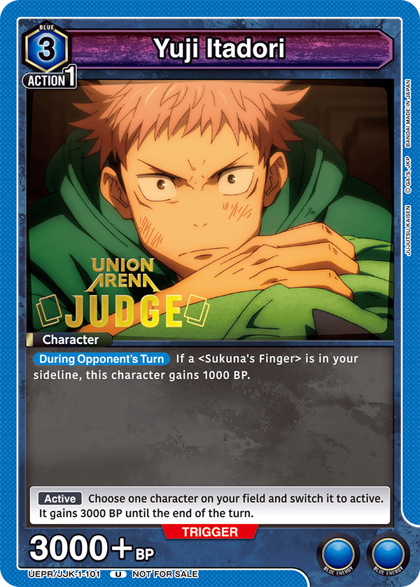 Yuji Itadori Judge Promos | Union Arena | CardTrader