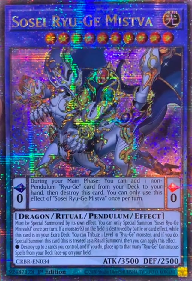 Sosei Ryu-Ge Mistva Crossover Breakers | Yu-Gi-Oh! | CardTrader