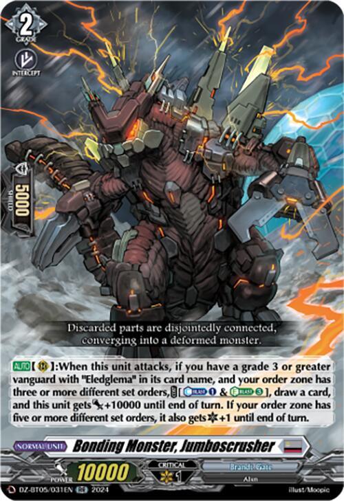 Bonding Monster, Jumboscrusher Omniscient Awakening | Vanguard | CardTrader
