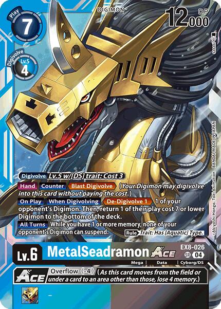MetalSeadramon Ace Chain of Liberation | Digimon | CardTrader