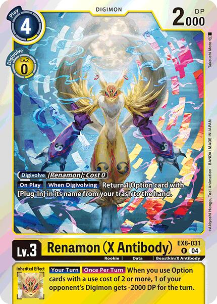 Renamon (X Antibody) Chain of Liberation | Digimon | CardTrader