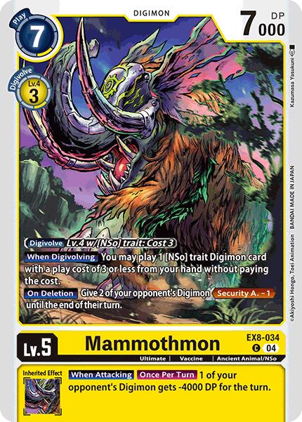 Mammothmon Chain of Liberation | Digimon | CardTrader