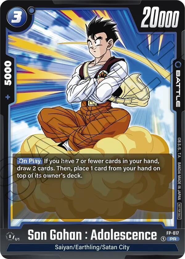 Son Gohan : Adolescence Fusion World Promos | Dragon Ball Super ...