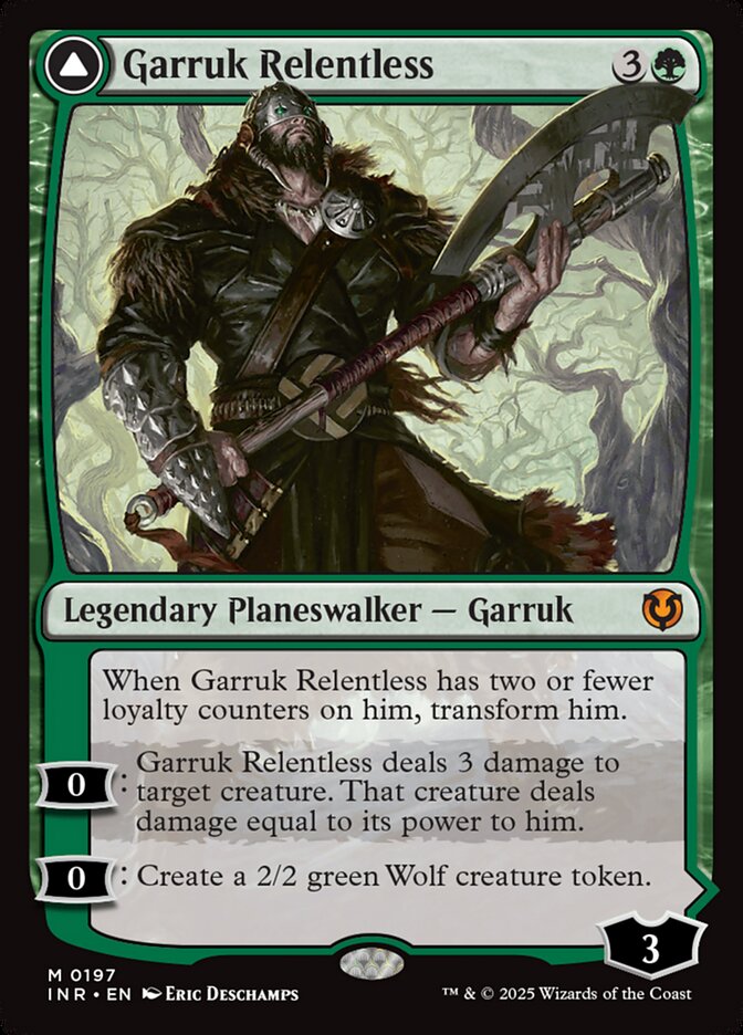 Garruk Relentless // Garruk, the Veil-Cursed Innistrad Remastered ...