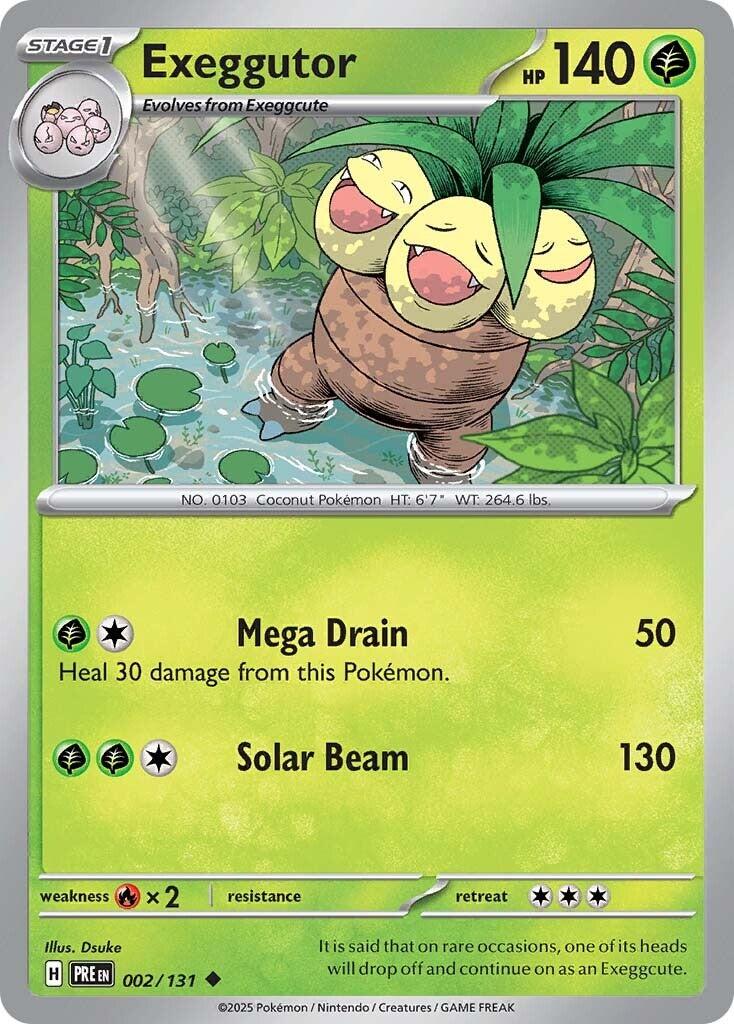 Exeggutor Prismatic Evolutions | Pokémon | CardTrader