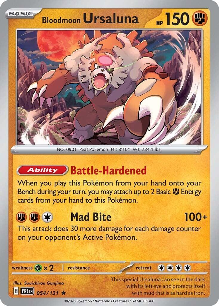 Bloodmoon Ursaluna Prismatic Evolutions | Pokémon | CardTrader