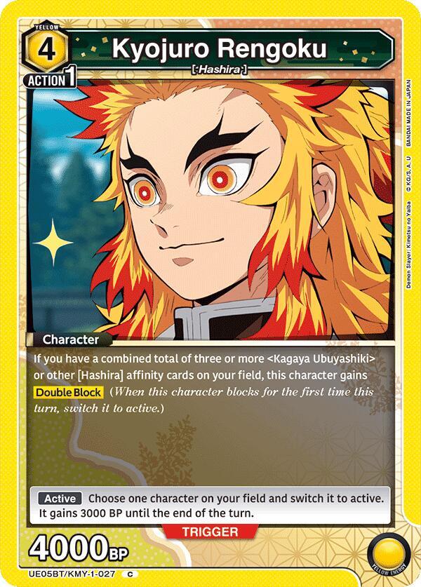 Kyojuro Rengoku Demon Slayer | Union Arena | CardTrader