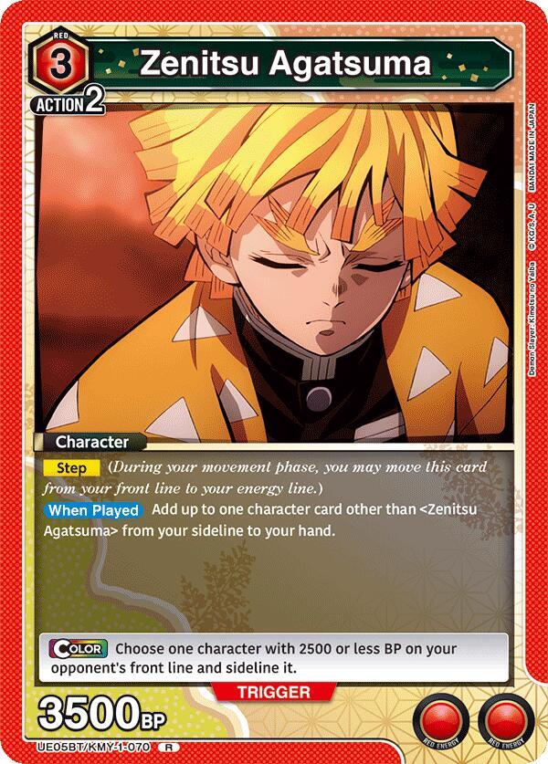 Zenitsu Agatsuma Demon Slayer | Union Arena | CardTrader