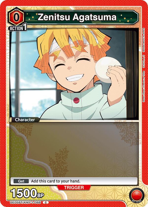 Zenitsu Agatsuma Demon Slayer | Union Arena | CardTrader