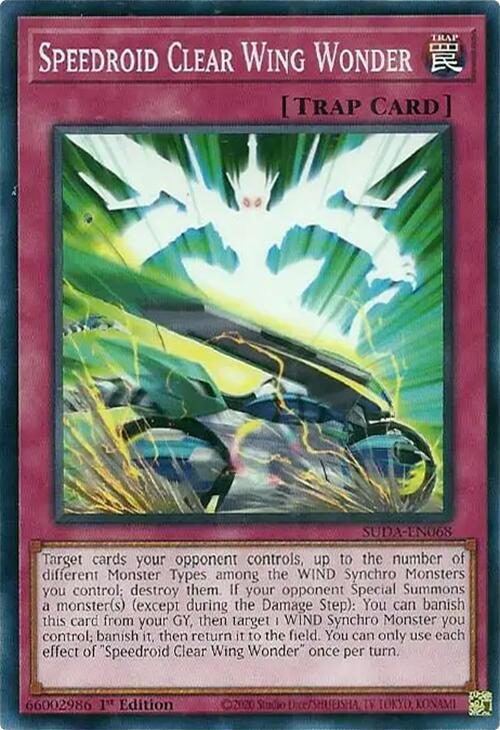 Speedroid Clear Wing Wonder Supreme Darkness | Yu-Gi-Oh! | CardTrader