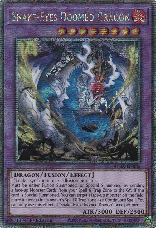 Snake-Eyes Doomed Dragon Supreme Darkness | Yu-Gi-Oh! | CardTrader
