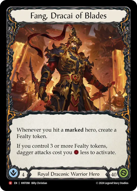 Fang, Dracai of Blades The Hunted | Flesh and Blood | CardTrader