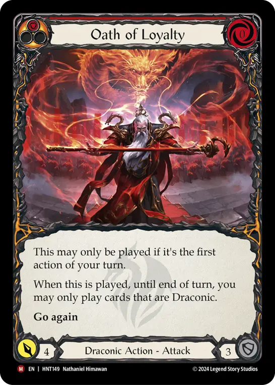 Oath of Loyalty The Hunted | Flesh and Blood | CardTrader