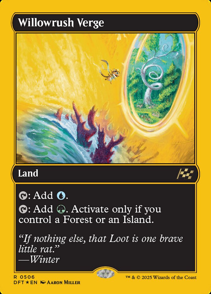 Willowrush Verge Aetherdrift Box Toppers | Magic | CardTrader