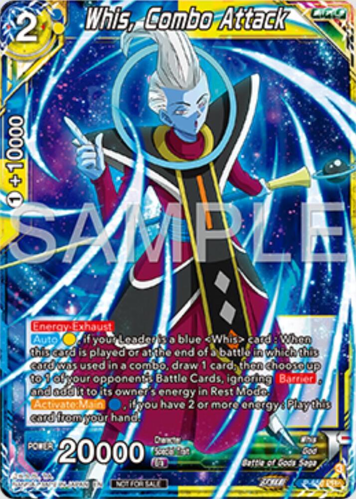 Whis, Combo Attack Promo | Dragon Ball Super | CardTrader