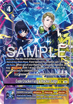 Code Cracker Fang & Hacker Judge Special Booster Ver 2.5 | Digimon ...