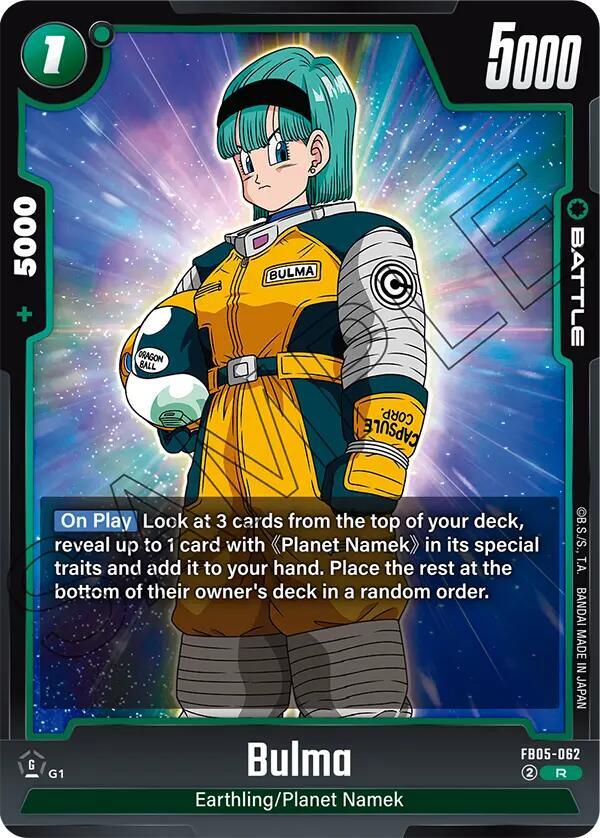 Bulma Fusion World: New Adventure | Dragon Ball Super | CardTrader