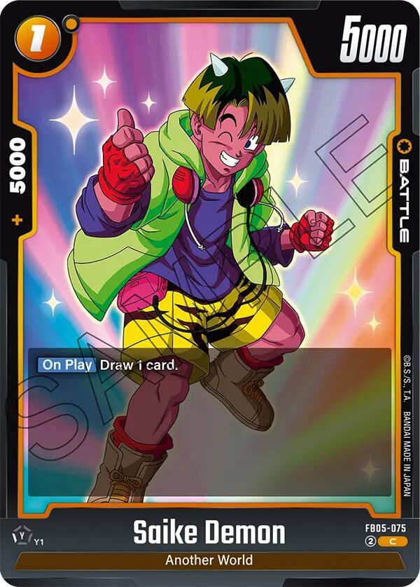 Saike Demon Fusion World: New Adventure | Dragon Ball Super | CardTrader