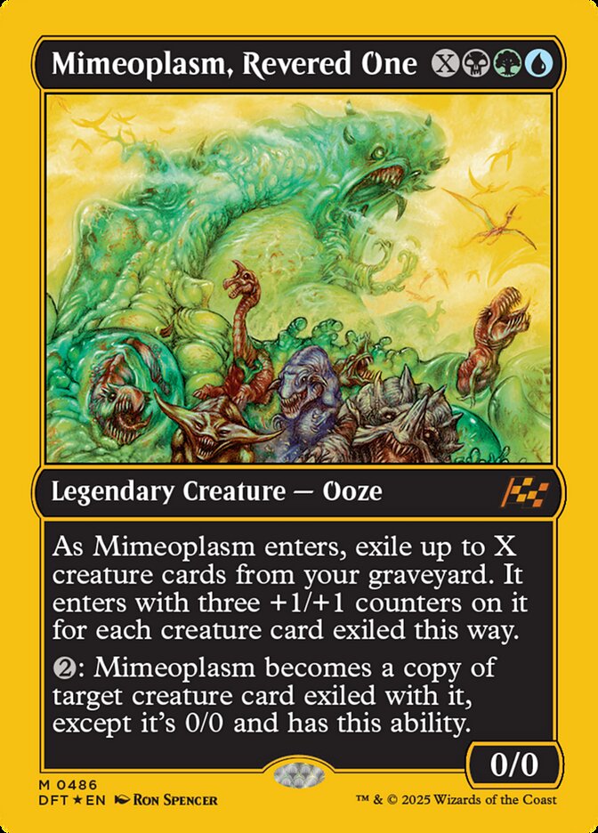 Mimeoplasm, Revered One Aetherdrift Box Toppers | Magic | CardTrader