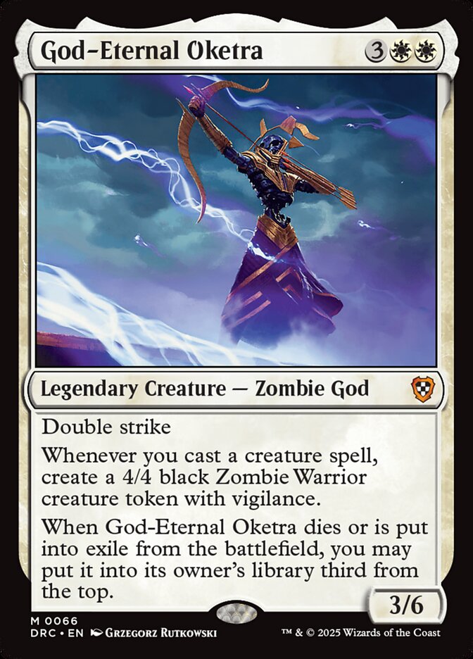 God-Eternal Oketra Commander: Aetherdrift | Magic | CardTrader