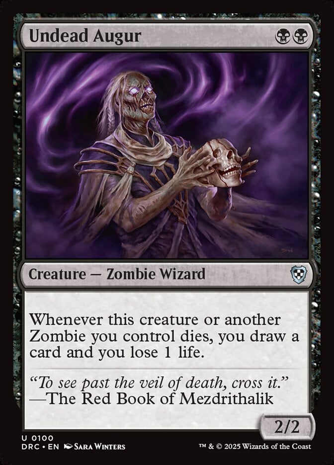 Undead Augur Commander: Aetherdrift | Magic | CardTrader