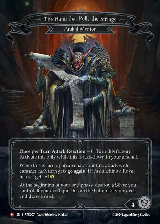 The Hand that Pulls the Strings The Hunted Blitz Deck - Arakni | Flesh ...