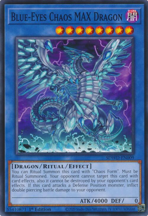 Blue-Eyes Chaos MAX Dragon Structure Deck: Blue-Eyes White Destiny | Yu ...