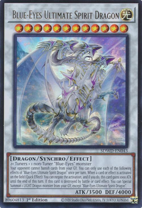 Blue-Eyes Ultimate Spirit Dragon Structure Deck: Blue-Eyes White ...