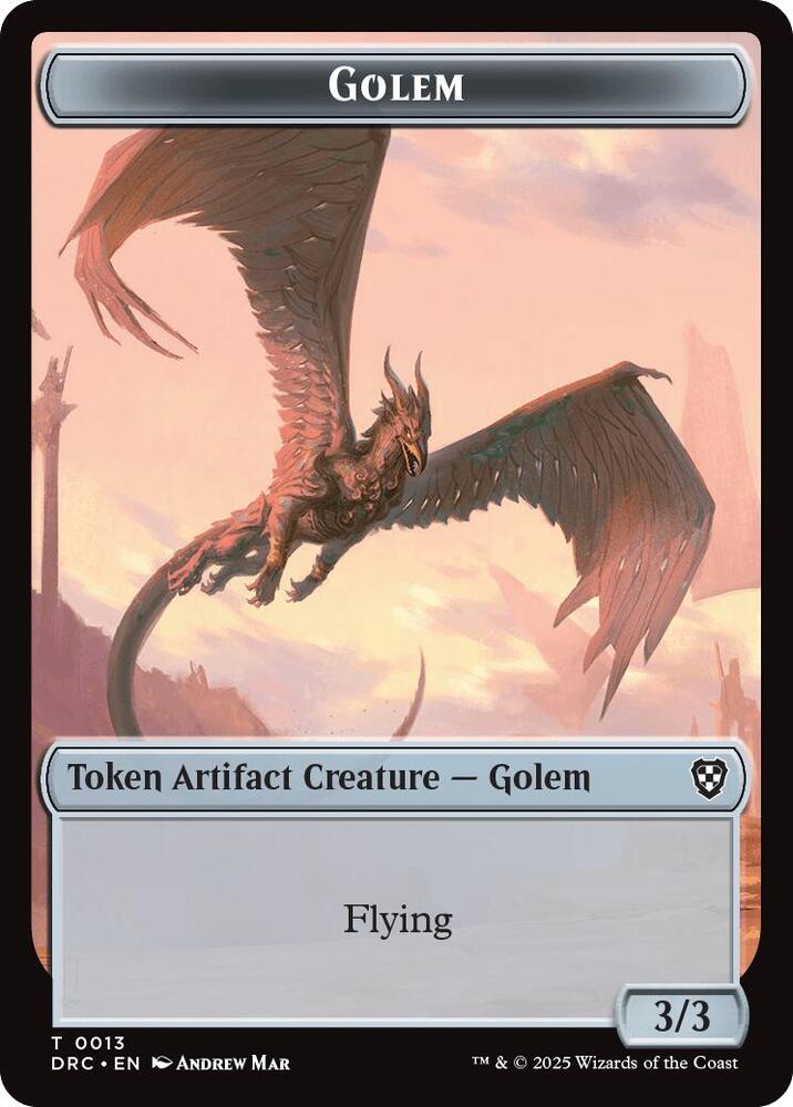 Golem // Construct Commander: Aetherdrift | Magic | CardTrader