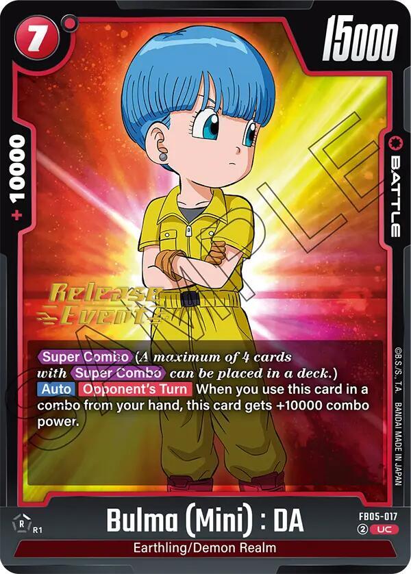 Bulma (Mini) : DA Fusion World: New Adventure Pre-Release | Dragon Ball ...