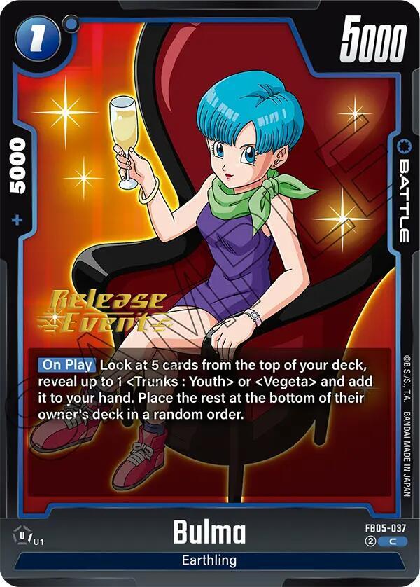 Bulma Fusion World: New Adventure Pre-Release | Dragon Ball Super ...