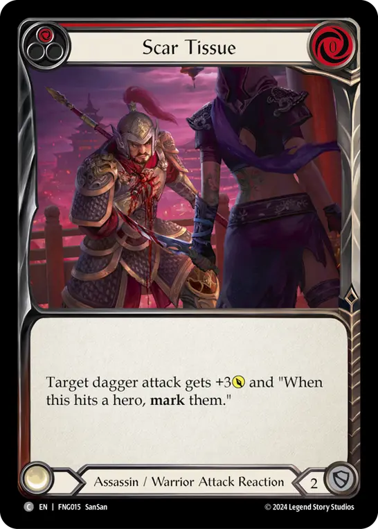 Scar Tissue - Red The Hunted Blitz Deck - Fang | Flesh and Blood ...