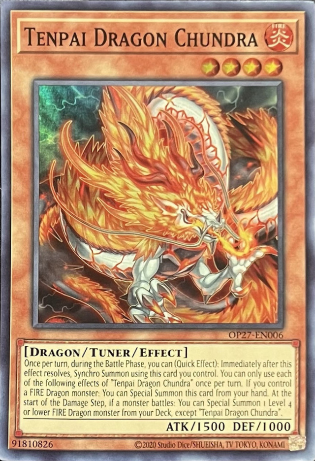 Tenpai Dragon Chundra OTS Tournament Pack 27 | Yu-Gi-Oh! | CardTrader