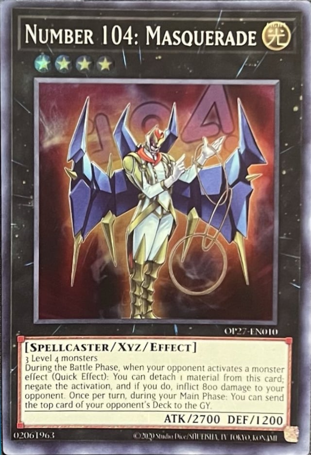 Number 104: Masquerade OTS Tournament Pack 27 | Yu-Gi-Oh! | CardTrader
