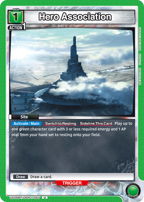 Hero Association One Punch Man | Union Arena | CardTrader