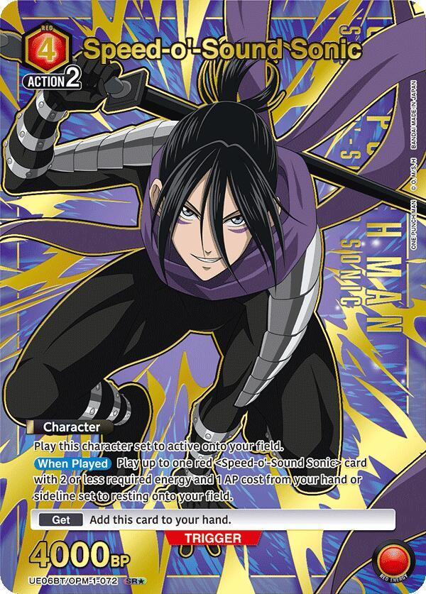 Speed-o'-Sound Sonic One Punch Man | Union Arena | CardTrader