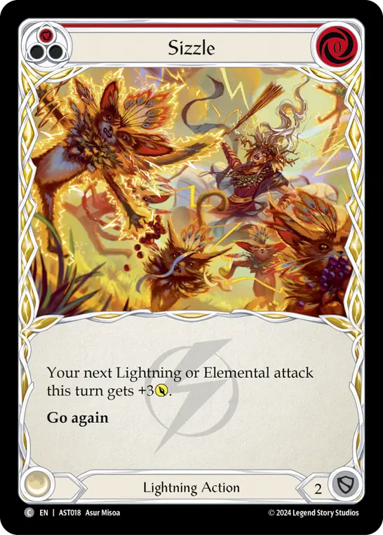 Sizzle (Red) Armory Deck: Aurora, Shooting Star | Flesh and Blood ...