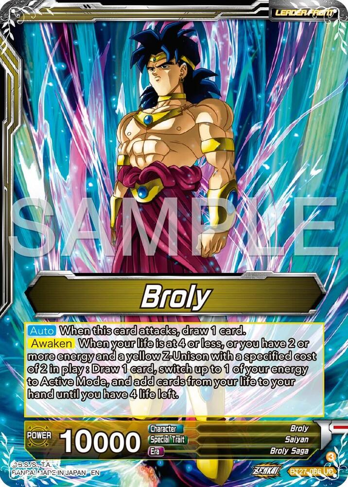 Broly // SS Broly, Big Action History of Z | Dragon Ball Super | CardTrader